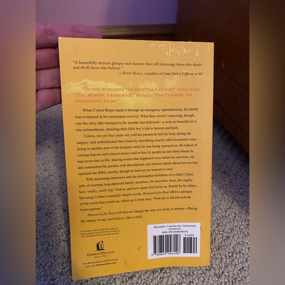 Other | Heaven Is For Real Book | Poshmark